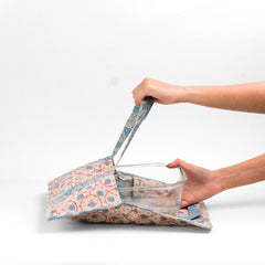 Set of 3 - Nature's Canvas Blue Pie Bags