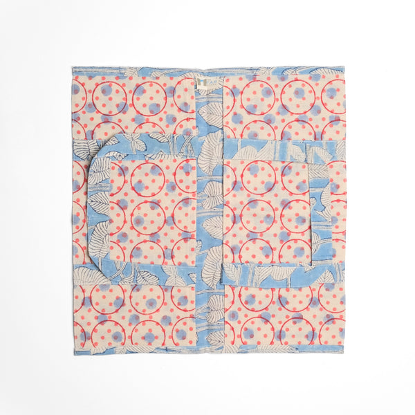 Set of 3 - Nature's Canvas Blue Pie Bags