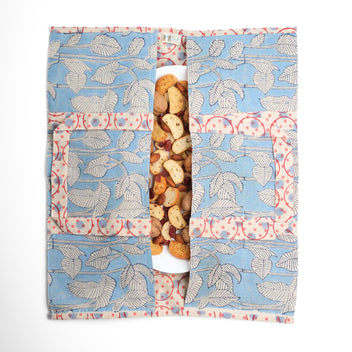 Set of 3 - Nature's Canvas Blue Pie Bags