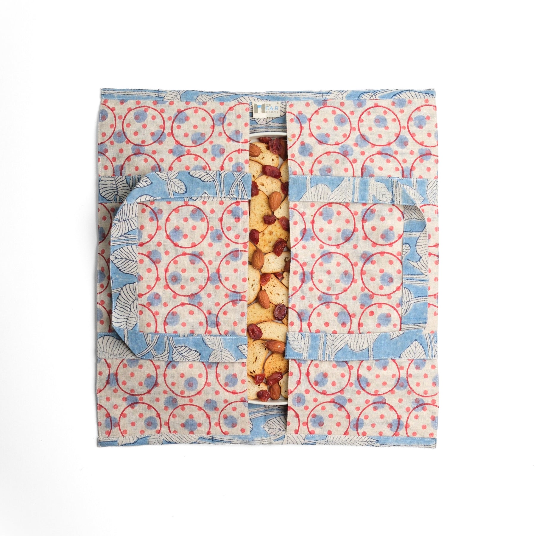 Set of 3 - Nature's Canvas Blue Pie Bags